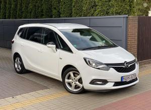 Balts Opel Zafira Tourer 2017 Marijampole, ar dzinēja tilpumu 1.96 L un nobraukumu 287 tūkst. km par 7650 €, foto  vietnē AUTOMOTO.COM.LV