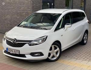 White Opel Zafira Tourer 2017 in Marijampole, with an engine capacity of 1.96 L and mileage of 287 thousand km for 7650 €, photo 7 on AUTOMOTO.COM.LV