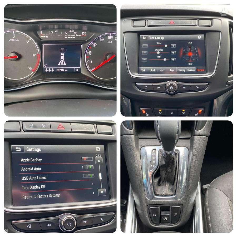 White Opel Zafira Tourer 2017 in Marijampole, with an engine capacity of 1.96 L and mileage of 287 thousand km for 7650 €, photo 37 on AUTOMOTO.COM.LV
