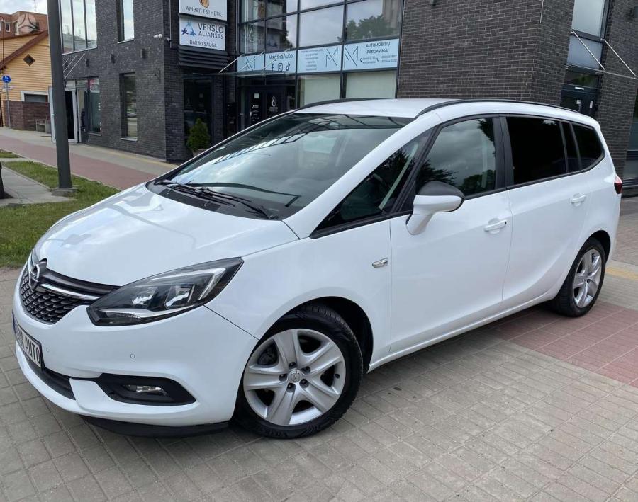 Balts Opel Zafira Tourer 2017 Marijampole, ar dzinēja tilpumu 1.96 L un nobraukumu 177 tūkst. km par 7499 €, foto 12 vietnē AUTOMOTO.COM.LV