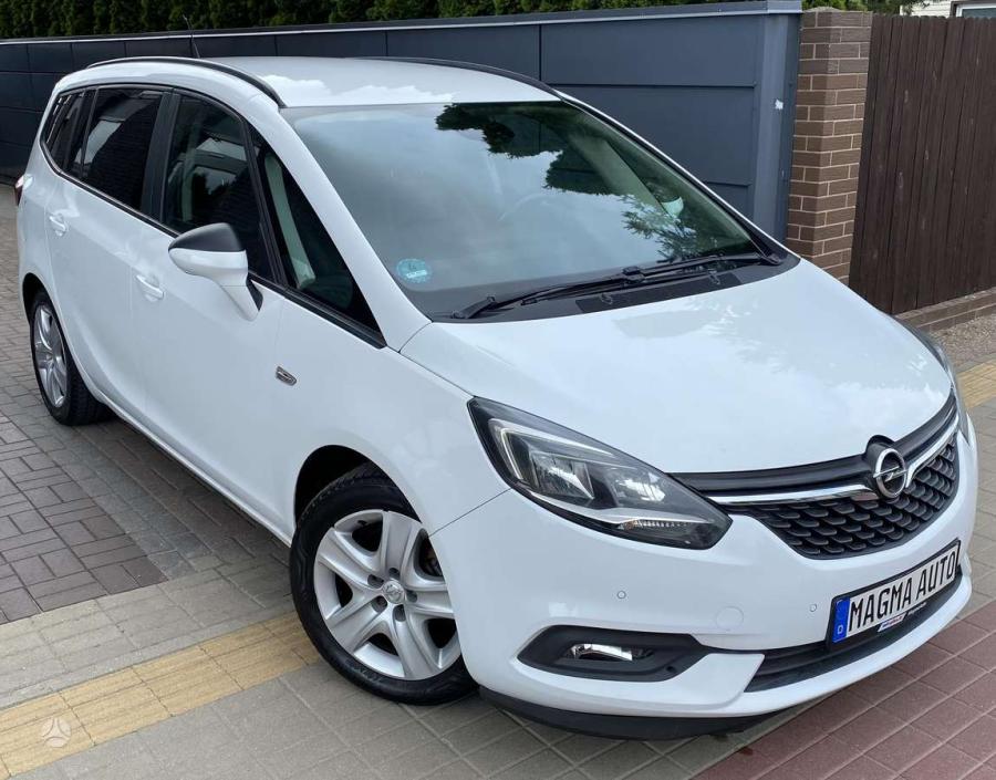 Balts Opel Zafira Tourer 2017 Marijampole, ar dzinēja tilpumu 1.96 L un nobraukumu 177 tūkst. km par 7499 €, foto 14 vietnē AUTOMOTO.COM.LV