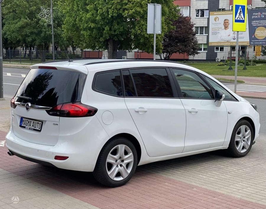 Balts Opel Zafira Tourer 2017 Marijampole, ar dzinēja tilpumu 1.96 L un nobraukumu 177 tūkst. km par 7499 €, foto 16 vietnē AUTOMOTO.COM.LV