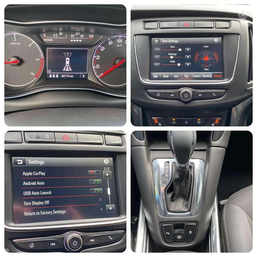 White Opel Zafira Tourer 2017 in Marijampole, with an engine capacity of 1.96 L and mileage of 287 thousand km for 7550 €, photo 37 on AUTOMOTO.COM.LV