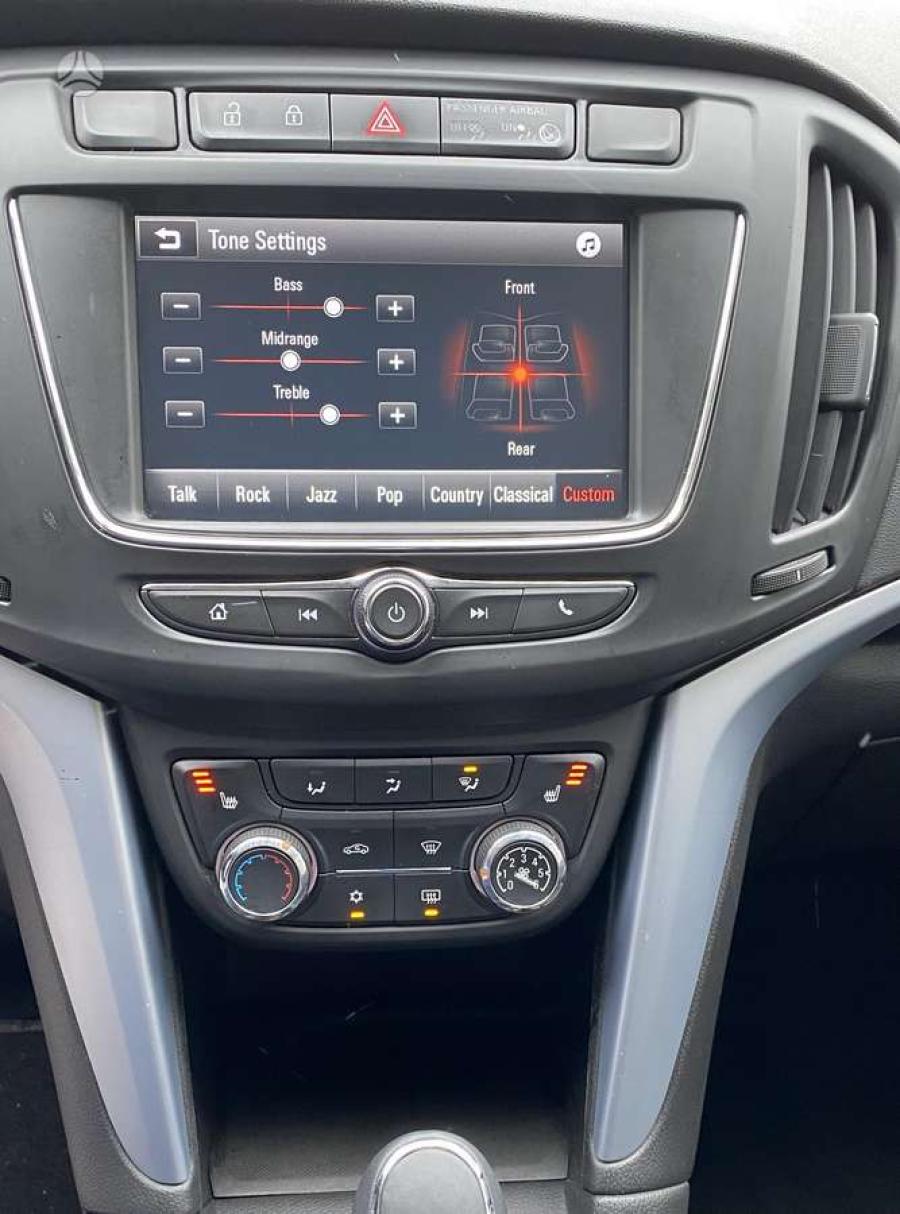 White Opel Zafira Tourer 2017 in Marijampole, with an engine capacity of 1.96 L and mileage of 177 thousand km for 7650 €, photo 26 on AUTOMOTO.COM.LV
