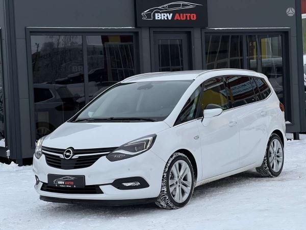 Белый Опель Zafira Tourer 2018 в Кедайняй, объемом двигателя 1.96 л и пробегом 219 тыс. км за 8850 €, фото 1 на AUTOMOTO.COM.LV