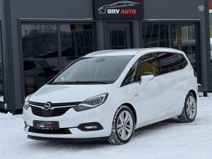White Opel Zafira Tourer 2018 in Kedainiai, with an engine capacity of 1.96 L and mileage of 219 thousand km for 8850 €, photo  on AUTOMOTO.COM.LV