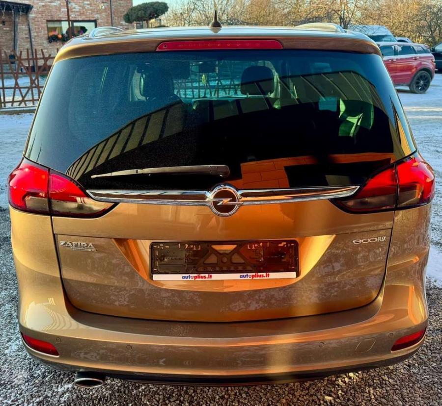 Dzeltens Opel Zafira Tourer 2014 Marijampole, ar dzinēja tilpumu 1.96 L un nobraukumu 346 tūkst. km par 5650 €, foto 29 vietnē AUTOMOTO.COM.LV