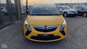 Yellow Opel Zafira Tourer 2016 in Marijampole, with an engine capacity of 1.60 L and mileage of 253 thousand km for 5350 €, photo 2 on AUTOMOTO.COM.LV