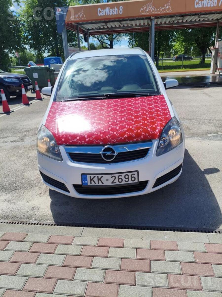Balts Opel Zafira 2007 Ogre, ar dzinēja tilpumu 1.90 L un nobraukumu 311 tūkst. km par 2300 €, foto 1 vietnē AUTOMOTO.COM.LV