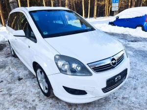White Opel Zafira 2009 in Utena, with an engine capacity of 1.80 L and mileage of 245 thousand km for 2750 €, photo  on AUTOMOTO.COM.LV