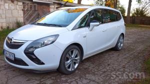 White Opel Zafira 2012 in Jekabpils, with an engine capacity of 2.00 L and mileage of 259 thousand km for 5500 €, photo  on AUTOMOTO.COM.LV