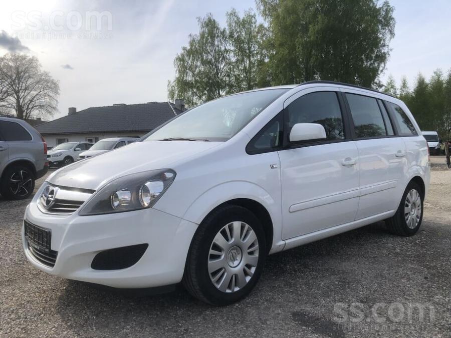 Balts Opel Zafira 2013 Valmiera, ar dzinēja tilpumu 1.60 L un nobraukumu 186 tūkst. km par 3890 €, foto 1 vietnē AUTOMOTO.COM.LV