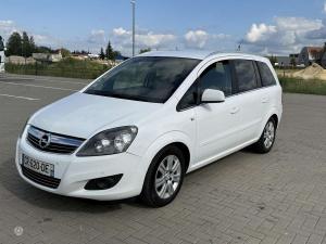 White Opel Zafira 2013 in Taurage, with an engine capacity of 1.70 L and mileage of 239 thousand km for 3800 €, photo  on AUTOMOTO.COM.LV
