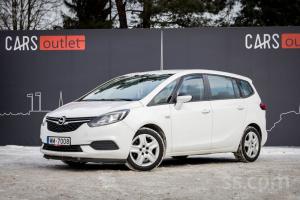 White Opel Zafira 2017 in Riga, with an engine capacity of 1.60 L and mileage of 198 thousand km for 8490 €, photo  on AUTOMOTO.COM.LV