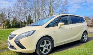 Dzeltens Opel Zafira 2013 Liepāja, ar dzinēja tilpumu 2.00 L un nobraukumu 268 tūkst. km par 3400 €, foto 3 vietnē AUTOMOTO.COM.LV