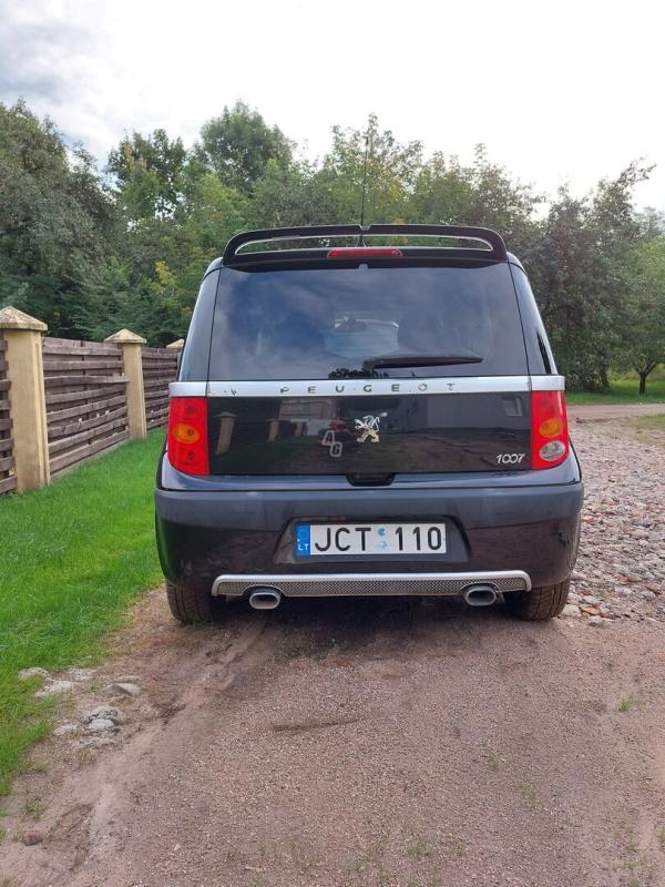 Black Peugeot 1007 2007 in Kaunas, with an engine capacity of 1.60 L and mileage of 144 thousand km for 1450 €, photo 5 on AUTOMOTO.COM.LV