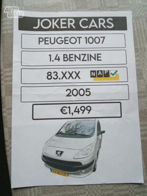 Серый Пежо 1007 2005 в Паланга, объемом двигателя 1.40 л и пробегом 90 тыс. км за 500 €, фото 12 на AUTOMOTO.COM.LV