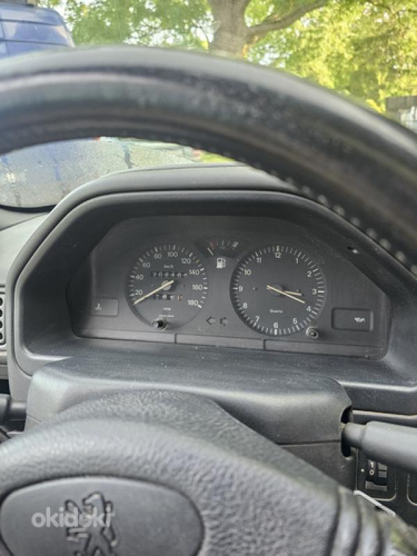 Green Peugeot 106 1994 in Rapla, with an engine capacity of 1.30 L and mileage of 202 thousand km for 800 €, photo 8 on AUTOMOTO.COM.LV