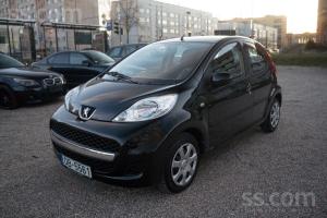 Black Peugeot 107 2009 in Liepaja, with an engine capacity of 1.00 L and mileage of 166 thousand km for 2800 €, photo  on AUTOMOTO.COM.LV