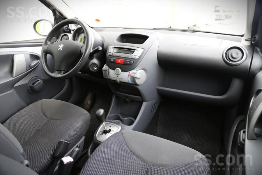 Pelēks Peugeot 107 2006 Rīga, ar dzinēja tilpumu 1.00 L un nobraukumu 259 tūkst. km par 1095 €, foto 10 vietnē AUTOMOTO.COM.LV