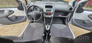 Grey Peugeot 107 2006 in Ogre, with an engine capacity of 1.00 L and mileage of 267 thousand km for 550 €, photo 8 on AUTOMOTO.COM.LV