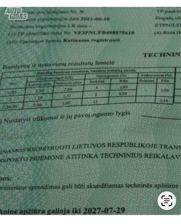 Pelēks Peugeot 107 2011 Šauļi, ar dzinēja tilpumu 1.00 L un nobraukumu 146 tūkst. km par 1410 €, foto 4 vietnē AUTOMOTO.COM.LV