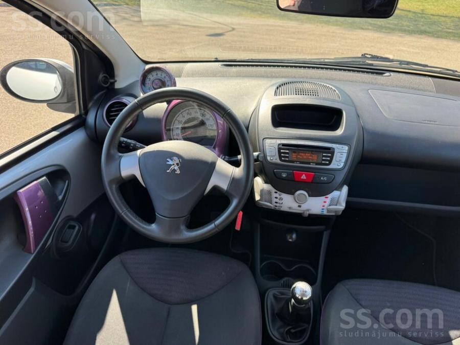 Peugeot 107 2013 Rīga, ar dzinēja tilpumu 1.00 L un nobraukumu 0 tūkst. km par 2999 €, foto 13 vietnē AUTOMOTO.COM.LV