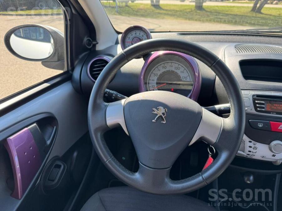 Peugeot 107 2013 Rīga, ar dzinēja tilpumu 1.00 L un nobraukumu 0 tūkst. km par 2999 €, foto 14 vietnē AUTOMOTO.COM.LV
