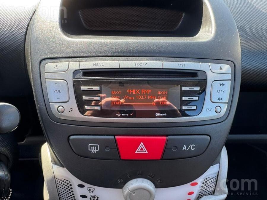 Peugeot 107 2013 Rīga, ar dzinēja tilpumu 1.00 L un nobraukumu 0 tūkst. km par 2999 €, foto 19 vietnē AUTOMOTO.COM.LV