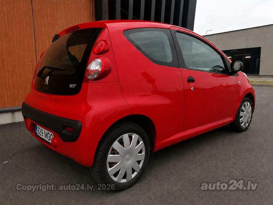 Red Peugeot 107 2006 in Tartu, with an engine capacity of 1.00 L and mileage of 210 thousand km for 950 €, photo 5 on AUTOMOTO.COM.LV