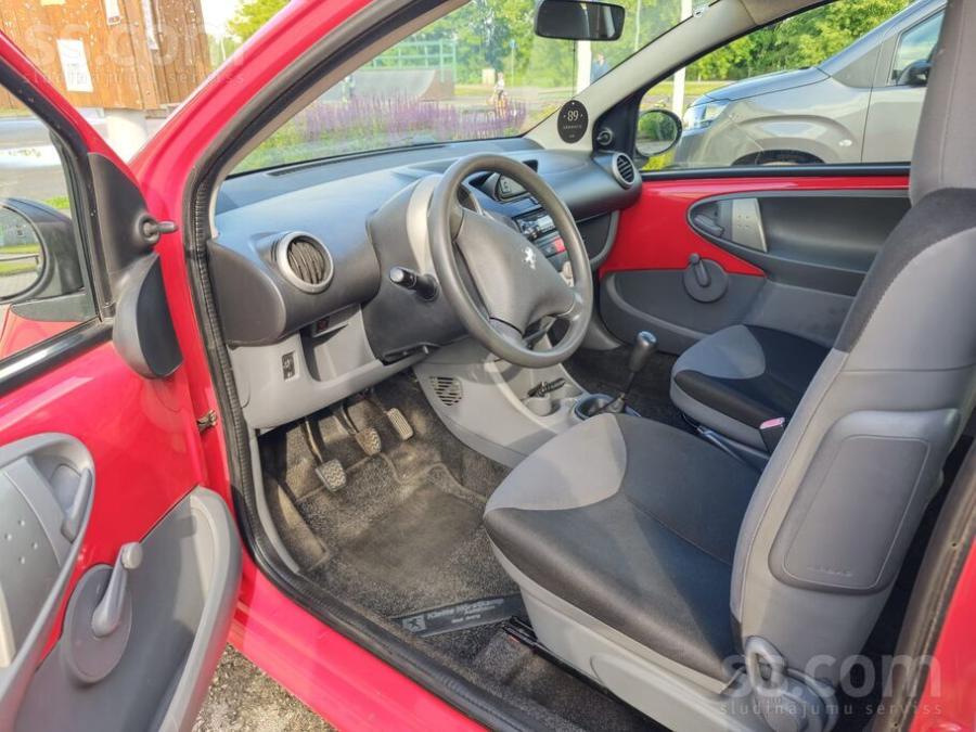 Sarkans Peugeot 107 2007 Jelgava, ar dzinēja tilpumu 1.00 L un nobraukumu 119 tūkst. km par 1100 €, foto 7 vietnē AUTOMOTO.COM.LV