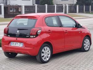 Red Peugeot 108 2016 in Taurage, with an engine capacity of 1.20 L and mileage of 130 thousand km for 4600 €, photo 5 on AUTOMOTO.COM.LV