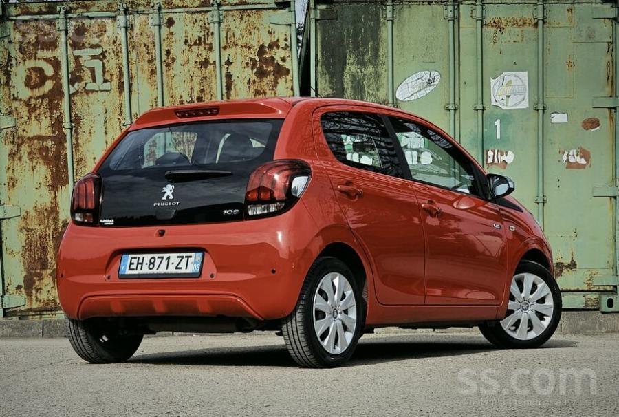 Sarkans Peugeot 108 2016 Jelgava, ar dzinēja tilpumu 1.20 L un nobraukumu 135 tūkst. km par 5290 €, foto 8 vietnē AUTOMOTO.COM.LV