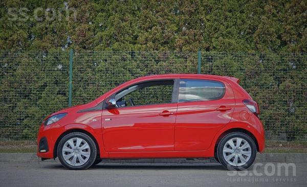 Sarkans Peugeot 108 2016 Jelgava, ar dzinēja tilpumu 1.20 L un nobraukumu 135 tūkst. km par 4900 €, foto 5 vietnē AUTOMOTO.COM.LV