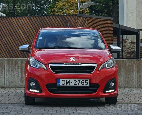 Sarkans Peugeot 108 2016 Jelgava, ar dzinēja tilpumu 1.20 L un nobraukumu 135 tūkst. km par 4000 €, foto 1 vietnē AUTOMOTO.COM.LV