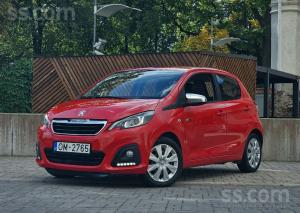 Red Peugeot 108 2016 in Jelgava, with an engine capacity of 1.20 L and mileage of 135 thousand km for 4000 €, photo 4 on AUTOMOTO.COM.LV