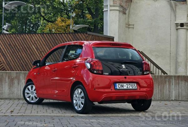 Sarkans Peugeot 108 2016 Jelgava, ar dzinēja tilpumu 1.20 L un nobraukumu 135 tūkst. km par 4000 €, foto 7 vietnē AUTOMOTO.COM.LV