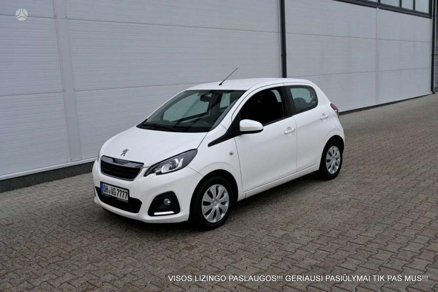White Peugeot 108 2015 in Kretinga, with an engine capacity of 1.00 L and mileage of 259 thousand km for 3399 €, photo 14 on AUTOMOTO.COM.LV