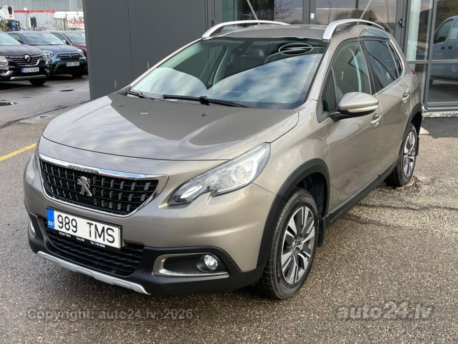 Beige Peugeot 2008 2017 in Tartu, with an engine capacity of 1.20 L and mileage of 86 thousand km for 9900 €, photo 1 on AUTOMOTO.COM.LV