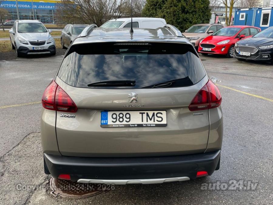 Beige Peugeot 2008 2017 in Tartu, with an engine capacity of 1.20 L and mileage of 86 thousand km for 9900 €, photo 7 on AUTOMOTO.COM.LV