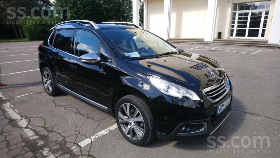 Black Peugeot 2008 2014 in Riga, with an engine capacity of 1.60 L and mileage of 220 thousand km for 6600 €, photo 1 on AUTOMOTO.COM.LV