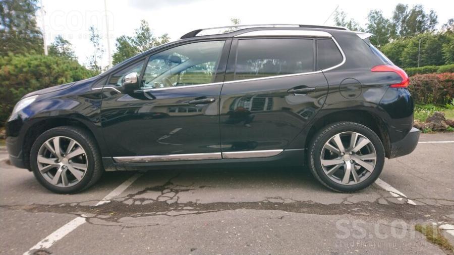 Black Peugeot 2008 2014 in Riga, with an engine capacity of 1.60 L and mileage of 220 thousand km for 6600 €, photo 3 on AUTOMOTO.COM.LV