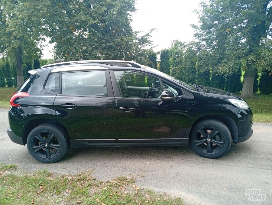Black Peugeot 2008 2015 in Panevezys, with an engine capacity of 1.20 L and mileage of 145 thousand km for 3650 €, photo 6 on AUTOMOTO.COM.LV
