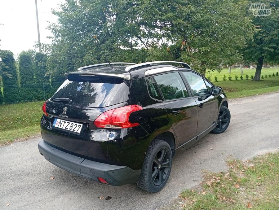 Black Peugeot 2008 2015 in Panevezys, with an engine capacity of 1.20 L and mileage of 145 thousand km for 3650 €, photo 9 on AUTOMOTO.COM.LV