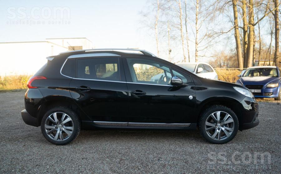 Black Peugeot 2008 2016 in Liepaja, with an engine capacity of 1.20 L and mileage of 162 thousand km for 6400 €, photo 5 on AUTOMOTO.COM.LV