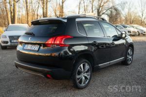 Black Peugeot 2008 2016 in Liepaja, with an engine capacity of 1.20 L and mileage of 162 thousand km for 6400 €, photo 6 on AUTOMOTO.COM.LV