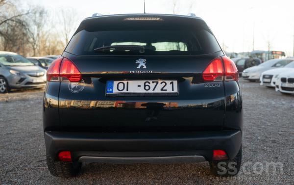 Black Peugeot 2008 2016 in Liepaja, with an engine capacity of 1.20 L and mileage of 162 thousand km for 6400 €, photo 6 on AUTOMOTO.COM.LV