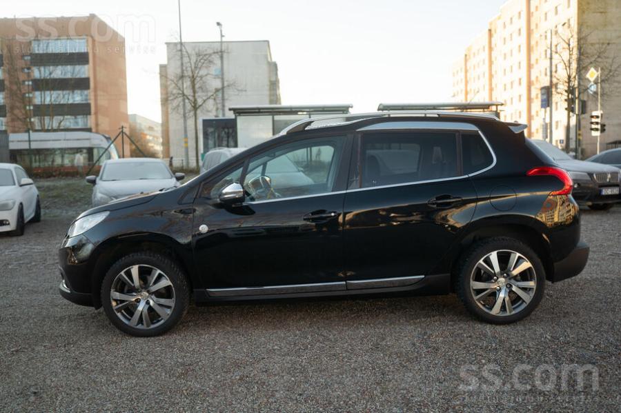 Black Peugeot 2008 2016 in Liepaja, with an engine capacity of 1.20 L and mileage of 162 thousand km for 6400 €, photo 9 on AUTOMOTO.COM.LV