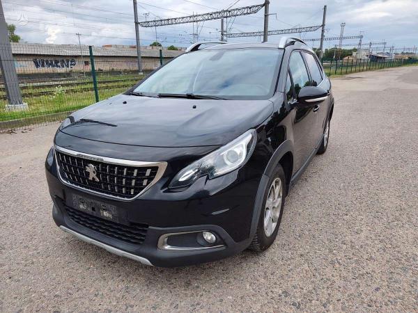 Black Peugeot 2008 2016 in Siauliai, with an engine capacity of 1.60 L and mileage of 216 thousand km for 5700 €, photo 1 on AUTOMOTO.COM.LV