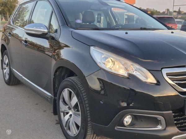Black Peugeot 2008 2016 in Siauliai, with an engine capacity of 1.20 L and mileage of 145 thousand km for 5350 €, photo 6 on AUTOMOTO.COM.LV